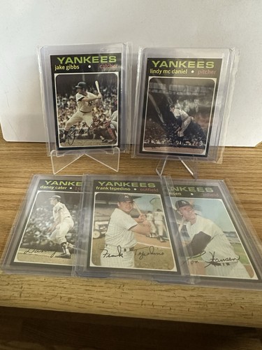 1971 Topps Yankees Baseball Lot - Excellent to Near mint | eBay