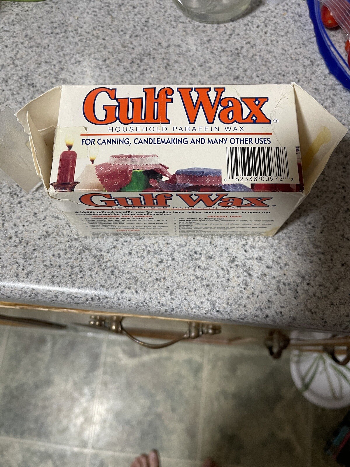 Household Paraffin Wax, Gulf Wax, for: Canning, Candlemaking and many ...