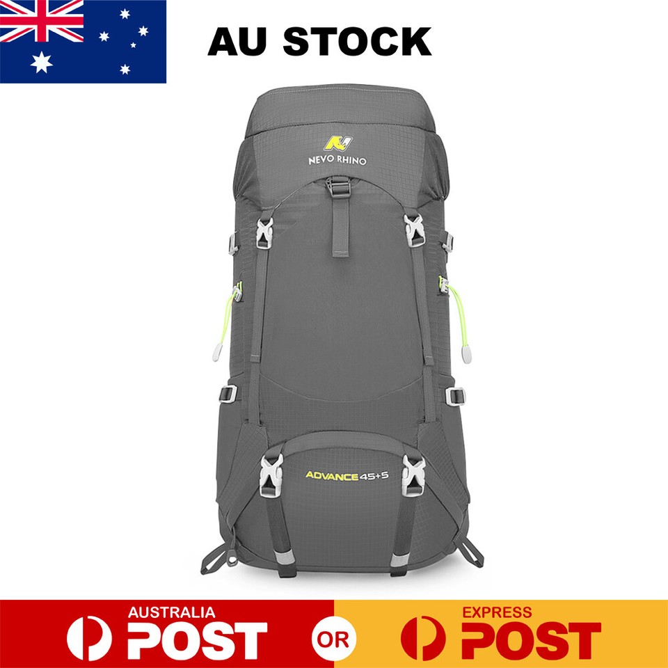 50L Hiking Backpack Waterproof Camping Backpacking Daypack Hydration ...