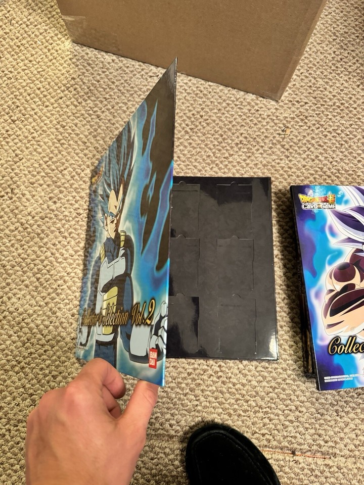 DBS TCG Collector’s Selection Vol 1 & Vol 2 (x2) Binders EMPTY, +1 ...