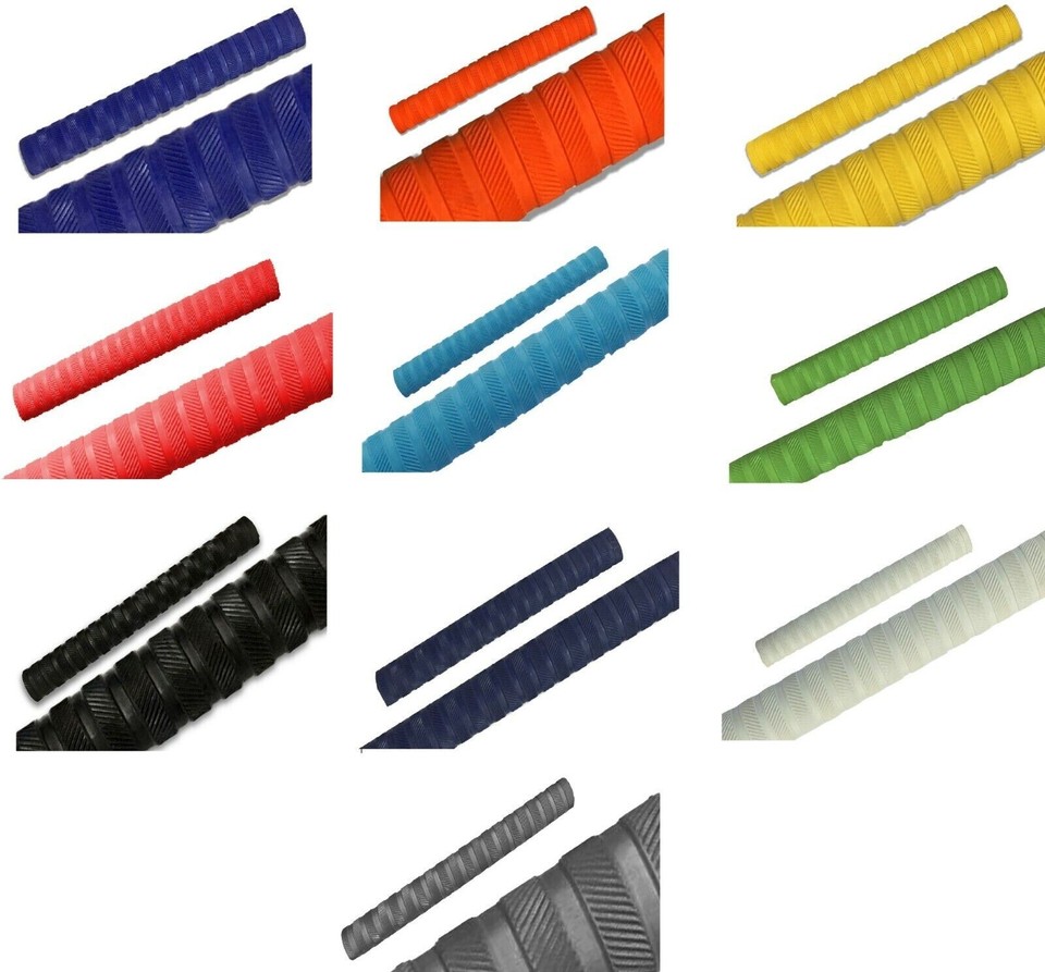 5 x Assorted Cricket Bat Grips - Mix of Colours and Style - Clearance ...