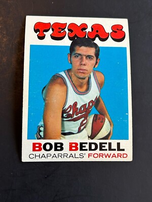1971-72 Topps Basketball #153 Bob Bedell EX/EX+ Texas Chaparrals ABA Stanford | eBay