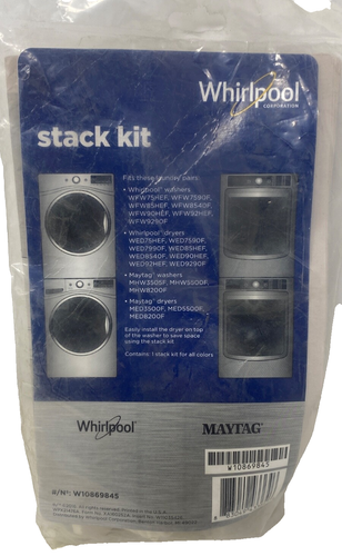 W10869845 Dryer Stacking Kit Fit For Whirlpool Maytag Standard and ...