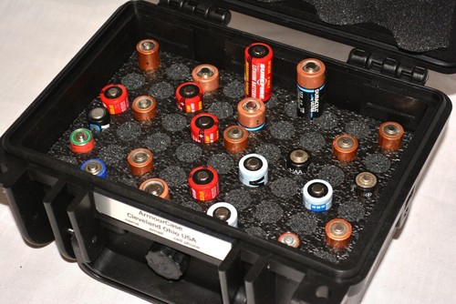 New ArmourCase Waterproof 1120 case includes precut AA cr123 cr2 ...