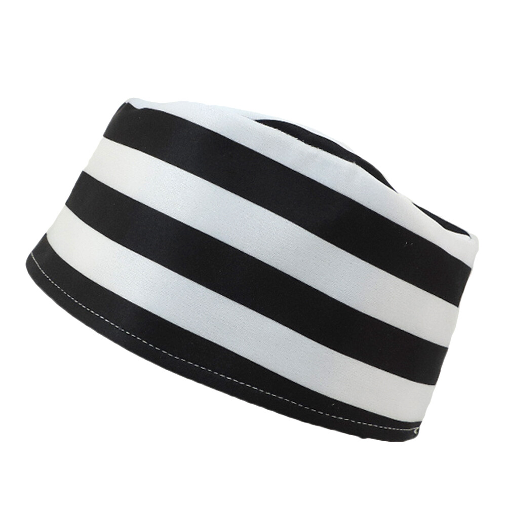 Prisoner Hat Jail Inmate Striped Black & White Jailbird Costume Cap | eBay