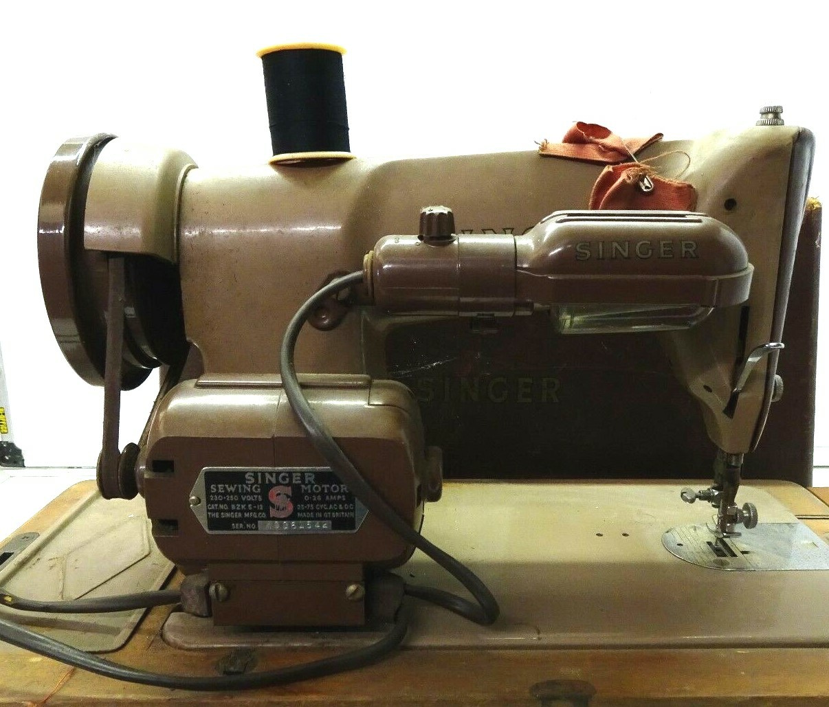 Vintage 1963 SINGER Sewing Machine 185k Fully Tested & Working with ...