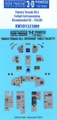 Kits World Decals 1/32 3D INSTRUMENT PANEL SET FOR PANAVIA TORNADO ...