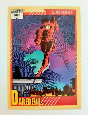 Marvel Universe Series 2 Daredevil Card #2, MCU, Impel 1991 | eBay