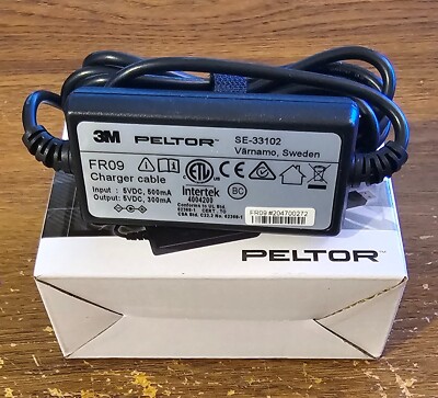 3M PELTOR FR09 Charging Cable for Lite-Com BRS Headset | eBay