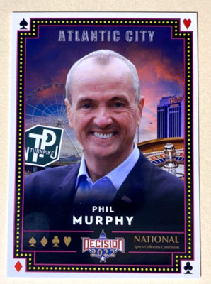 PHIL MURPHY DECISION 2022 ATLANTIC CITY INSERT CARD AC-2 NEW RELEASE ...