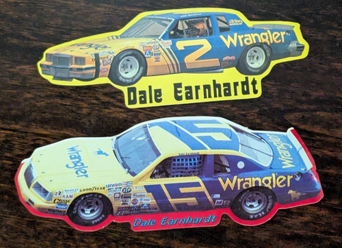 2 Die Cut Vinyl Sticker/Decal NASCAR Dale Earnhardt Car 2 and 15 ...