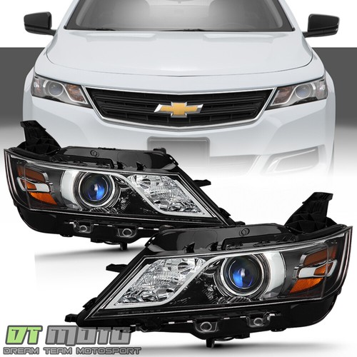 2014-2020 Chevy Impala Halogen Projector Headlights Headlamps Pair Left ...