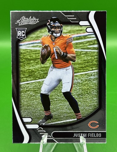 2021 Panini Absolute Football 108 JUSTIN FIELDS RC Rookie Card CHICAGO ...
