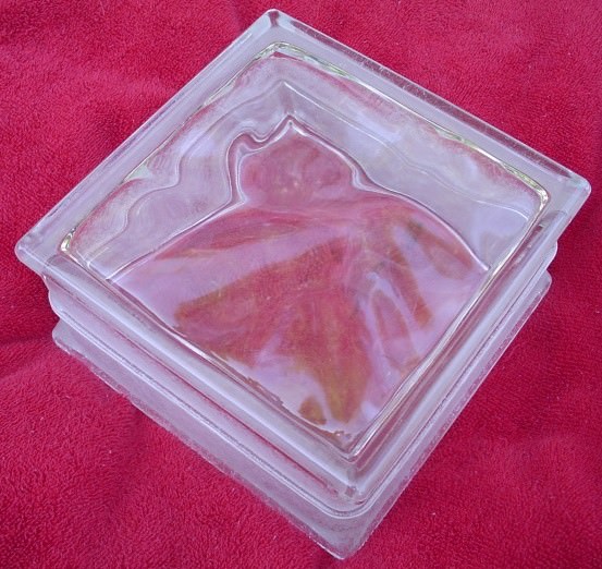 NEW (1) Pittsburgh Corning Decora Glass Block 8x8x4 Clear Waves w ...