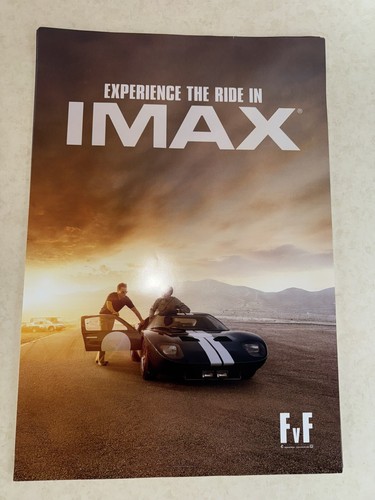 2019 Ford Vs. Ferrari F v F IMAX 13”x19” Movie Theatre Poster Matt ...
