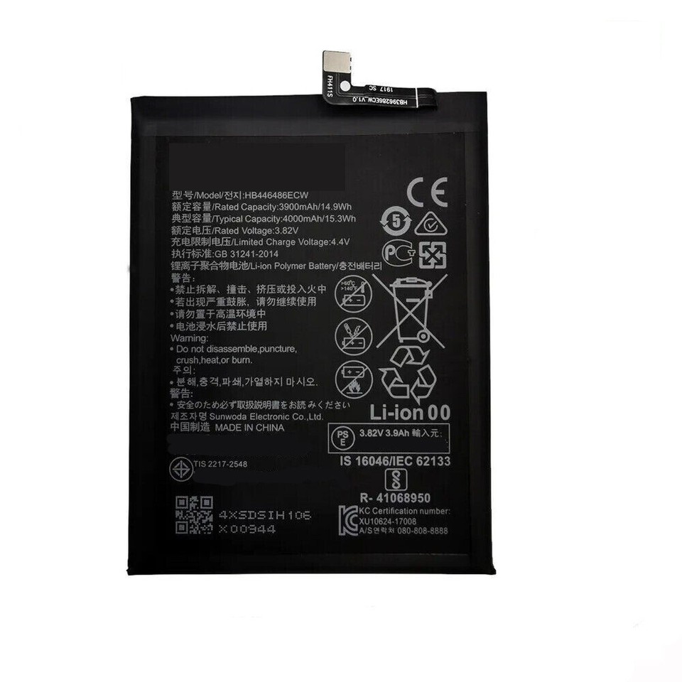 HB446486ECW Battery For Huawei P Smart Z & nova 5i & Honor 9X Pro ...