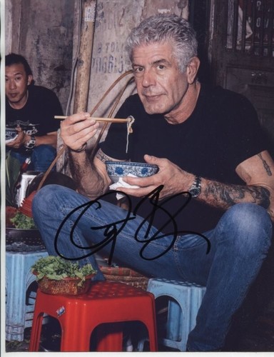 ANTHONY BOURDAIN signed AUTOGRAPH 8467 | eBay