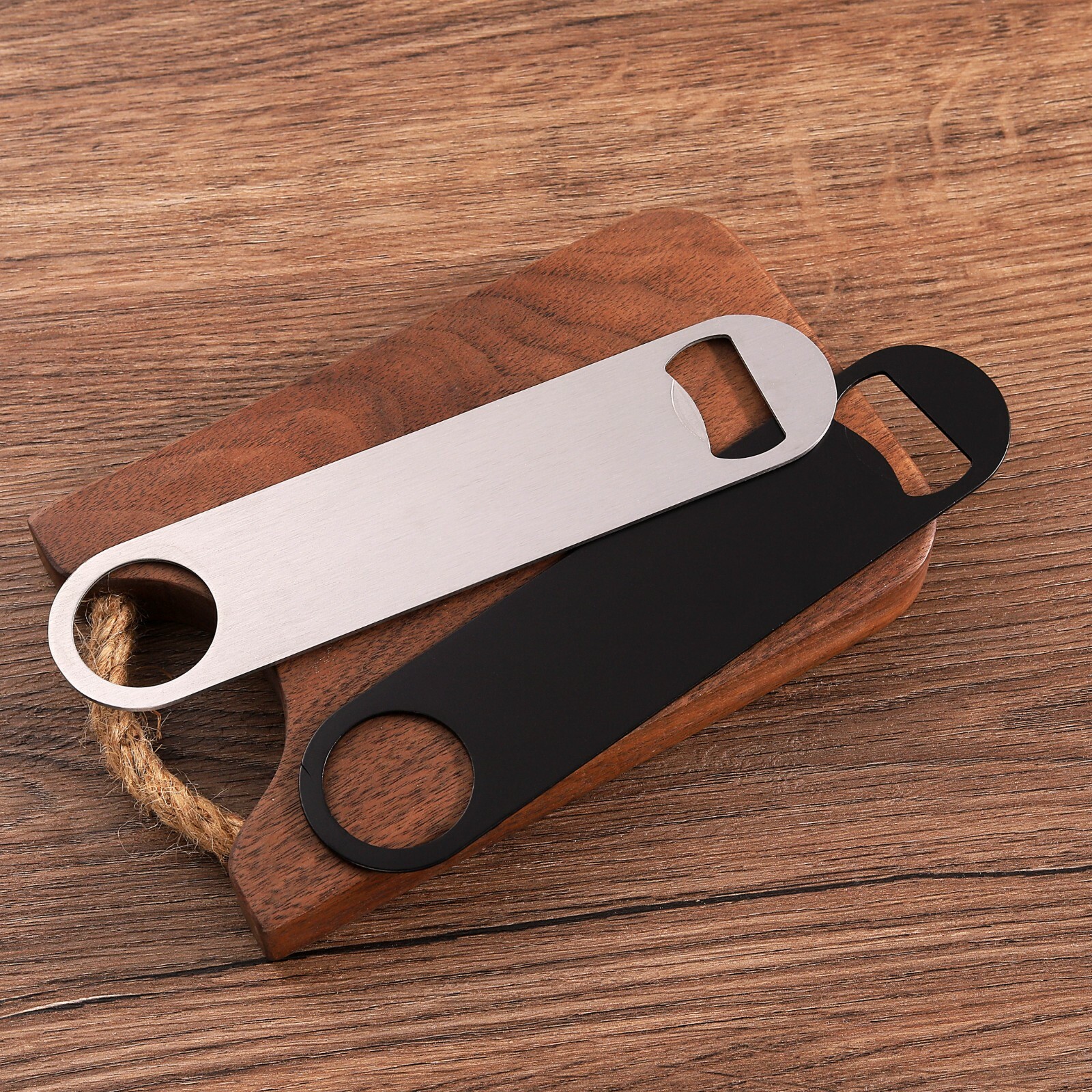 2 Packs Speed Beer Bottle Opener for Bartenders Party Flat Stainless ...
