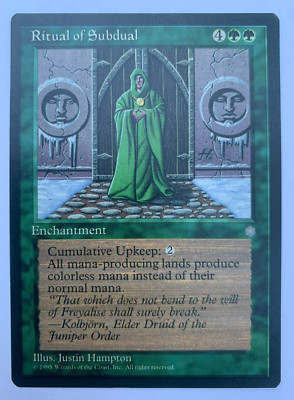 RITUAL OF SUBDUAL - MAGIC THE GATHERING - ICE AGE - RARE | eBay