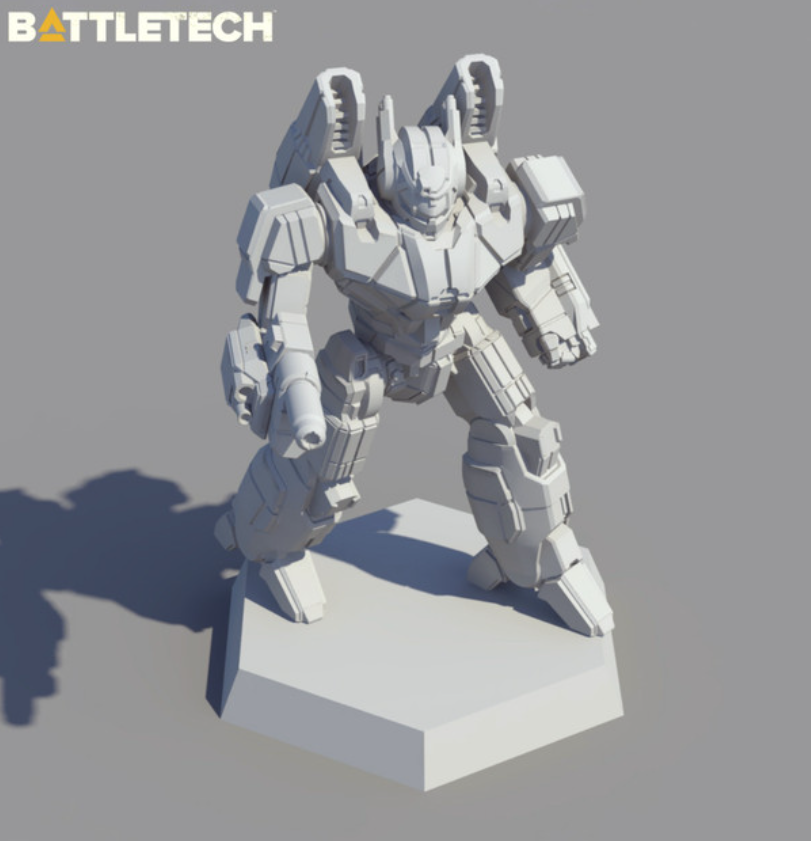 Battletech Phoenix Hawk Mech + Pilot Cards Battle Lance IS Kickstarter ...