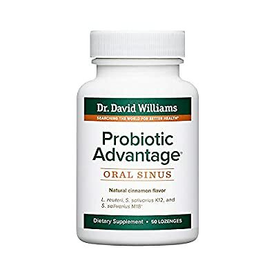 Dr. David Williams' Probiotic Advantage Oral Sinus Supplement for Your ...