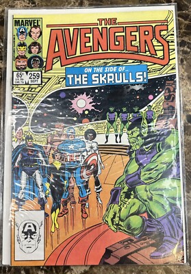 The Avengers #259 Sep 1985 On The Side Of The Skills Comic Books | eBay