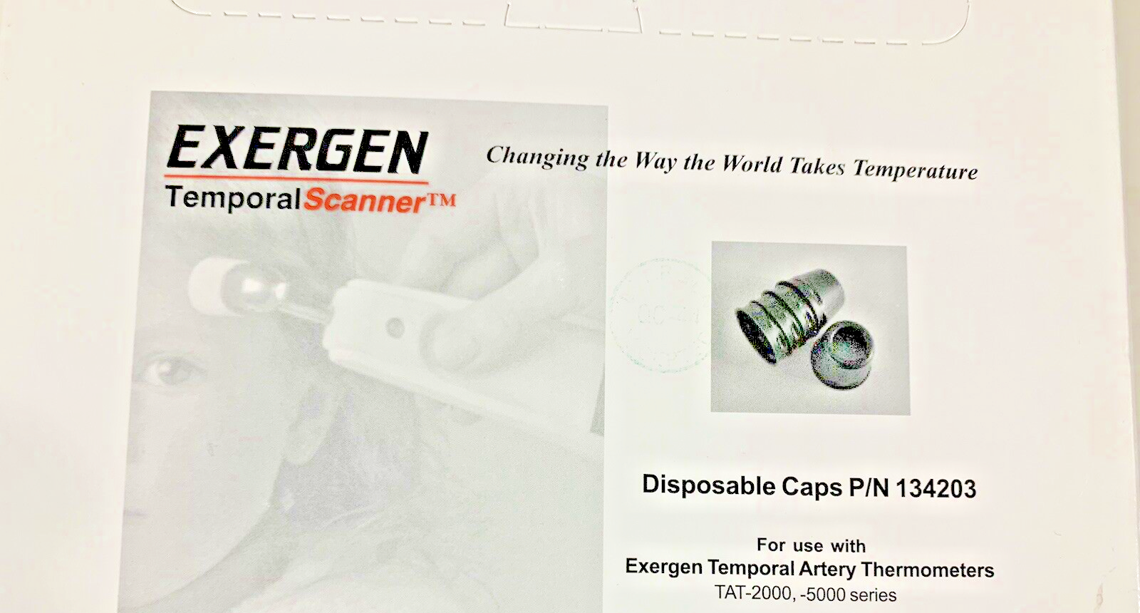 200 - Exergen Temporal Scanner Disposable Caps 134203 TAT-2000 TAT-5000 ...