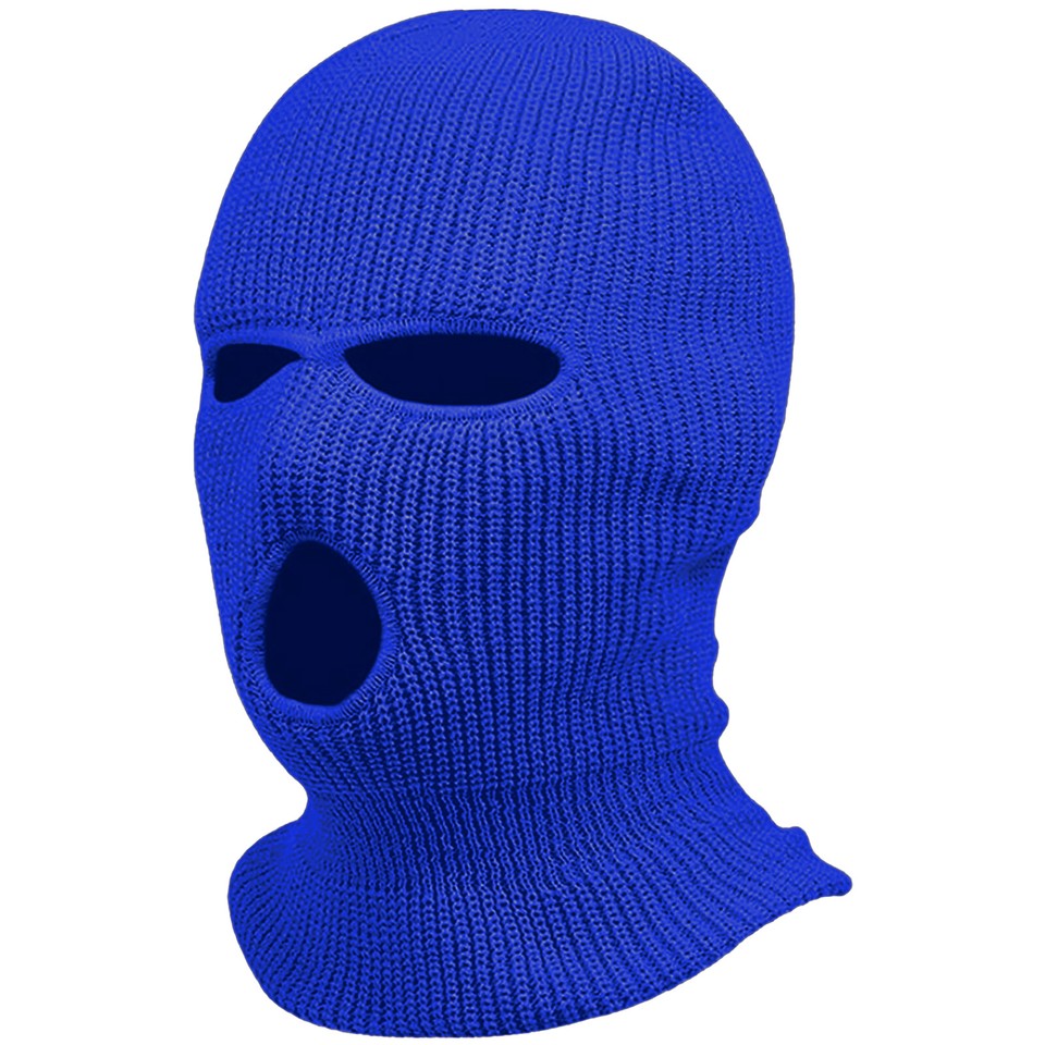Winter Ski Mask 3 Hole Knitted Skull Balaclava Beanie Hat Men Outdoor ...