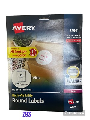 Inkjet Labels - Avery Round Labels