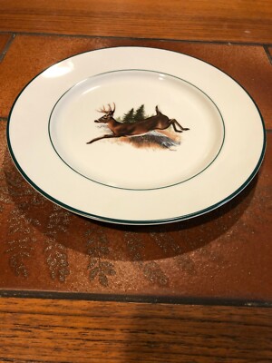Wildlife Designs, Inc Collection Phillip Crowe Deer Dinner Plate, 10 3/ ...