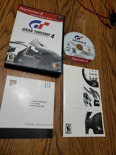 Gran Turismo 4 The Real Driving Simulator Greatest Hits Video Game PS2 ...