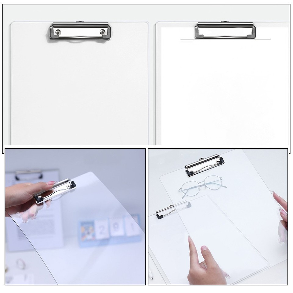 2 Pcs Office Document Clips Writing Clipboard Memo Classroom Clipboards ...