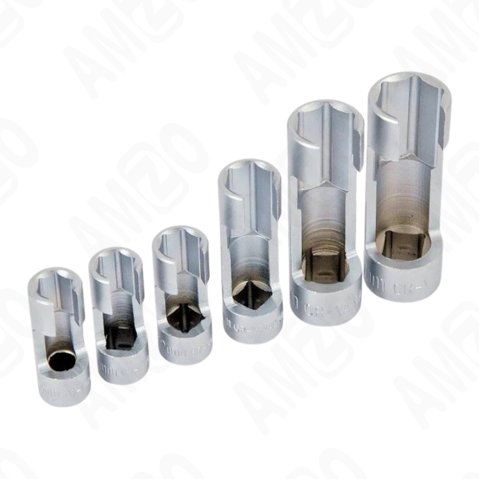 US PRO 9pc Difficult Access Socket Set 10–22mm 3/8 & 1/2 Dr Sensor Pipe ...