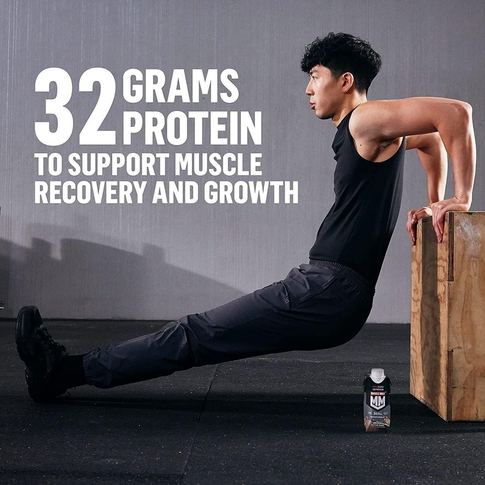 Muscle Milk Pro Series Protein Shake, Knockout Chocolate, 4 Count | eBay