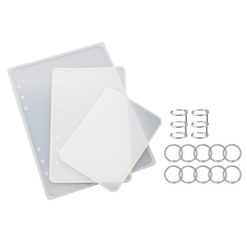 A5 A6 A7 Notebook Cover Resin Mold DIY UV Epoxy Silicone Molds ...