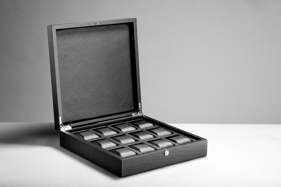 Premium watch box for 12 watches made from solid wood! Brand new! | eBay