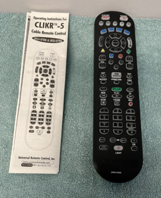 Universal Remote Control Model UR5U-8780L - CLIKR-5 - Pre-owned | eBay