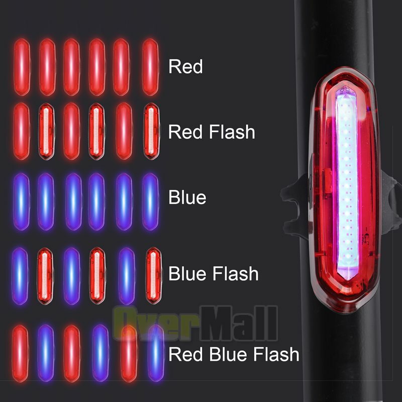 Waterproof Bike LED Lamp Light Rear Flashing Cycling Bicycle Tail ...
