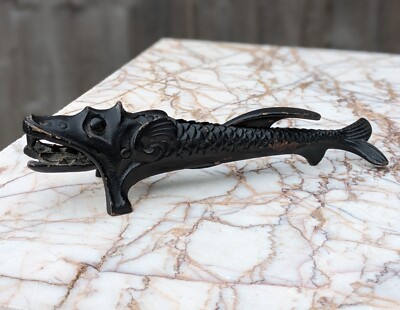 Antique Nutcrackers - Fish / Mythical Beast Sea Monster Rd No 751619 ...