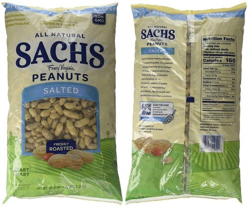 Sachs Delicious Roasted / Salted in Shell Peanuts 5lb | eBay