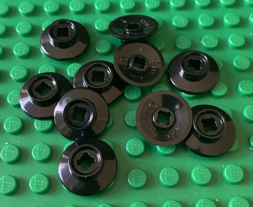 LEGO Train Wheels - Small - Pack of 10 - Black - Part 50254 | eBay UK