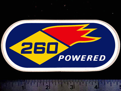 SUNOCO 260 Powered - Original Vintage 1960's 70’s Racing Decal/Sticker ...