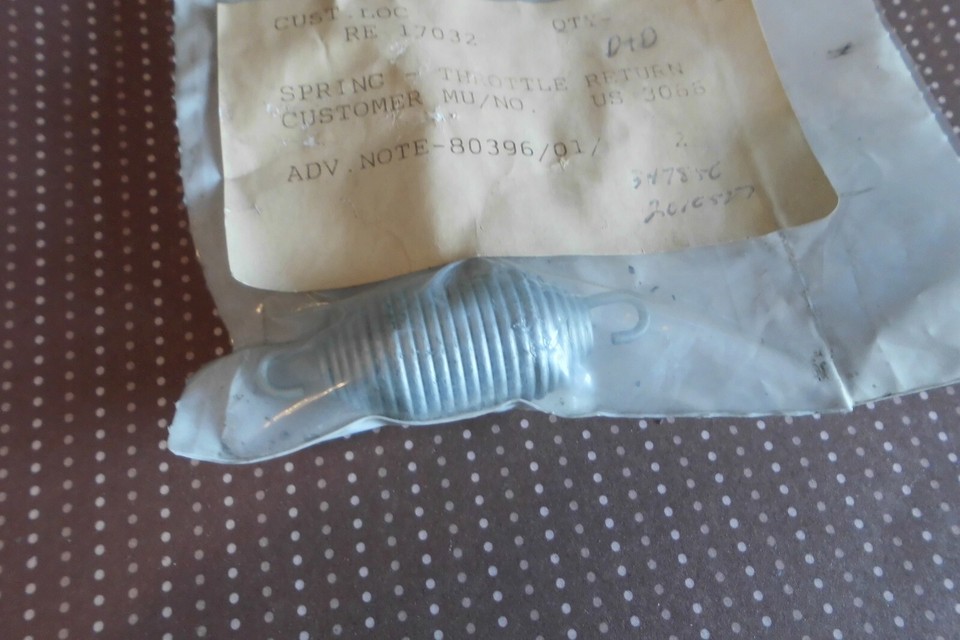 ROLLS ROYCE SILVER CLOUD NEW OE TENSION SPRING RE17032 THROTTLE LINK ...