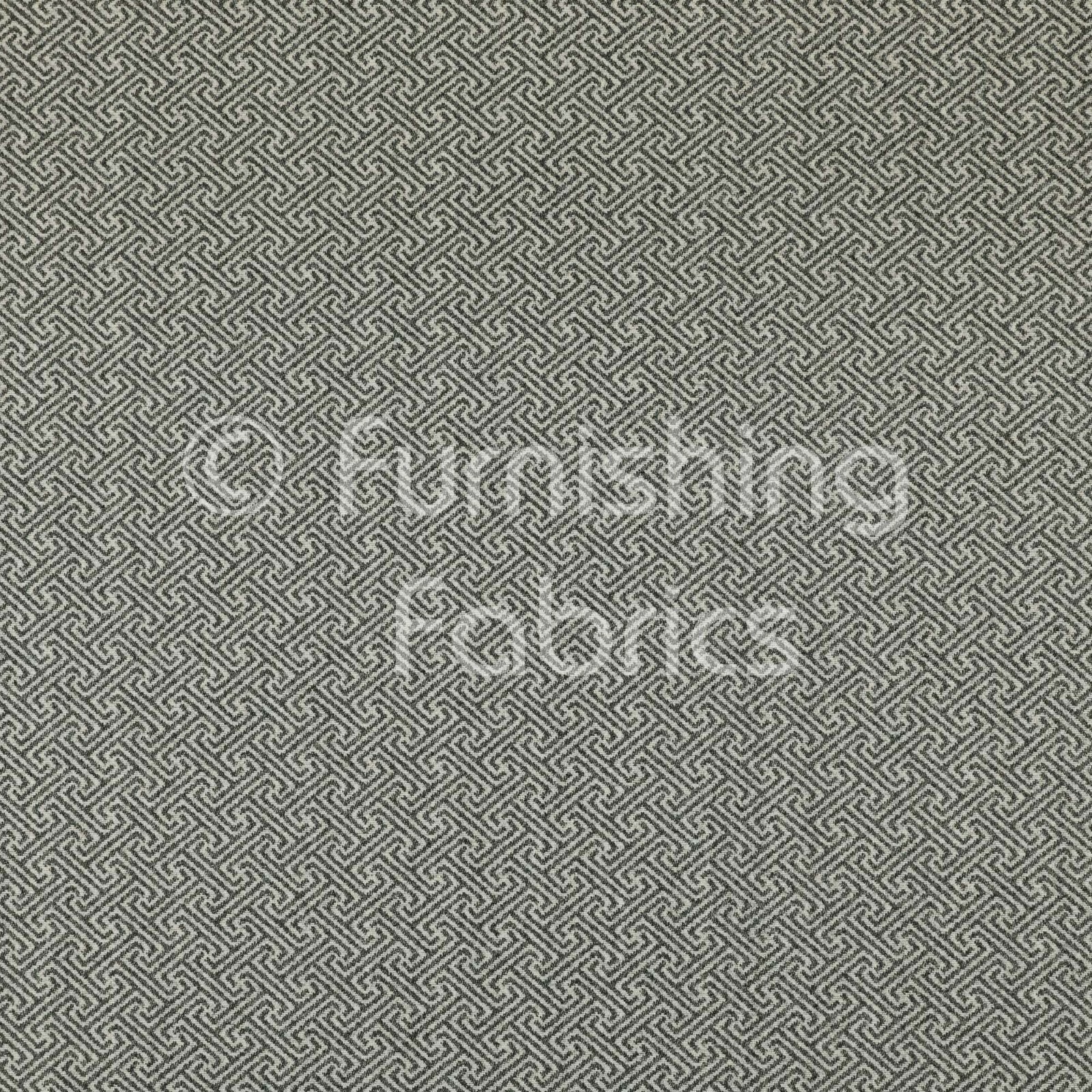 Soft Modern Geometric Pattern Wool Textured Grey Upholstery Furnishing ...