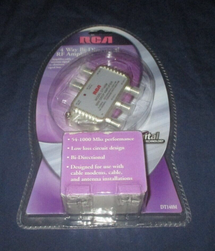 RCA 4 Way Bi-Directional RF Amplifier DT140M (unopened) 79000324690 | eBay