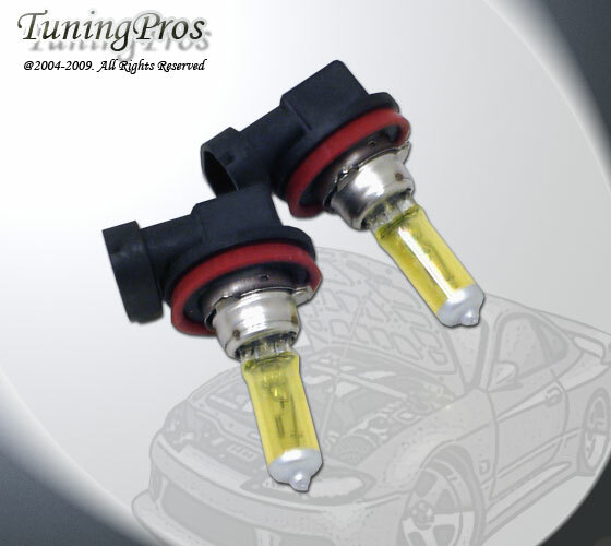 1 Pair 12V 100W H9 Hyper Yellow Xenon Gas HID High Beam 3000K Light ...