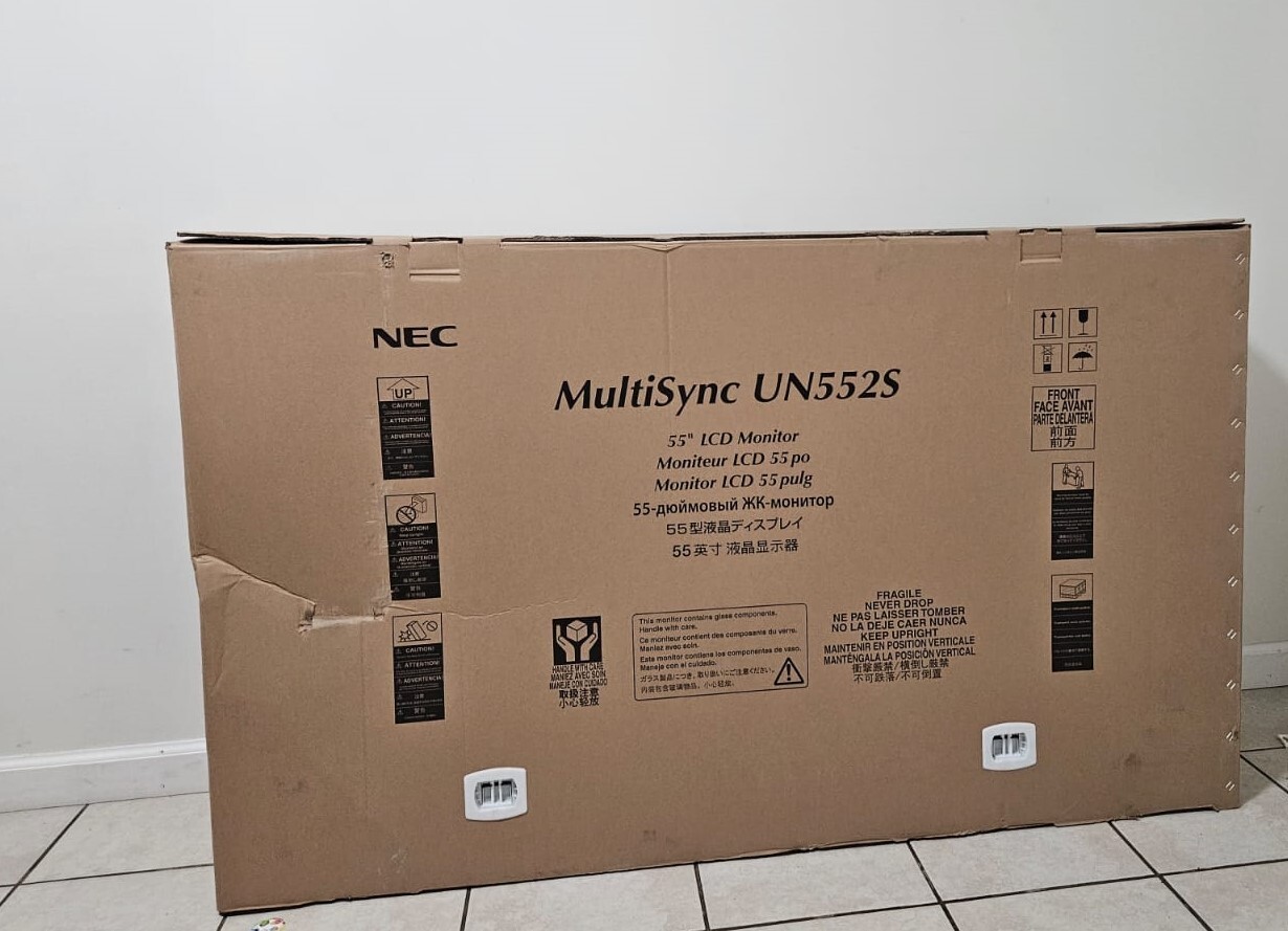 Nec UN552 Video Wall Display LED FHD de 55" 1920 x 1080 | eBay