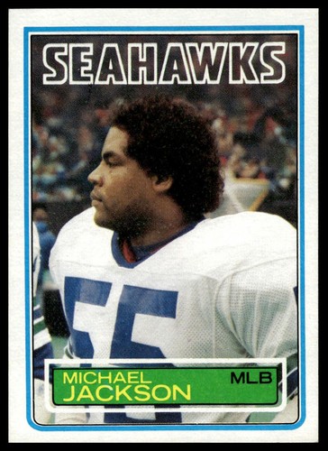 1983 Topps #387 Michael Jackson Seattle Seahawks Rookie | eBay