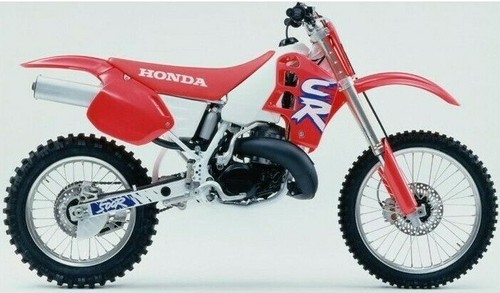 HONDA CR500R 1992-1994 REAR STAINLESS BRAIDED BRAKE KIT HRC MX CR 500 ...