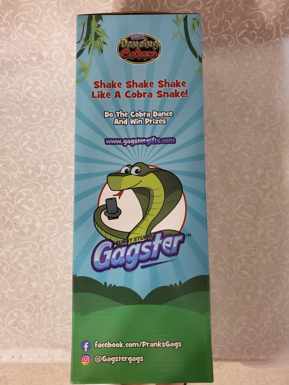 Gagster Dancing Cobra Snake, Talking, Mimicking Cobra Snake Toy Brand ...